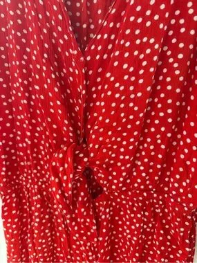 RD Style | Dresses | Rd Style Red Polka Dot Mini Dress Romper | Poshmark